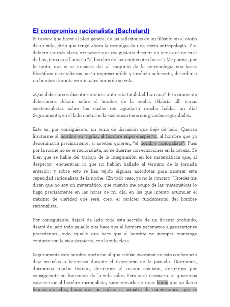 El Compromiso Racionalista | PDF | Science | Racionalismo