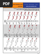 Tenor Saxophone Scale Sheet | PDF | Saxophone | Melody