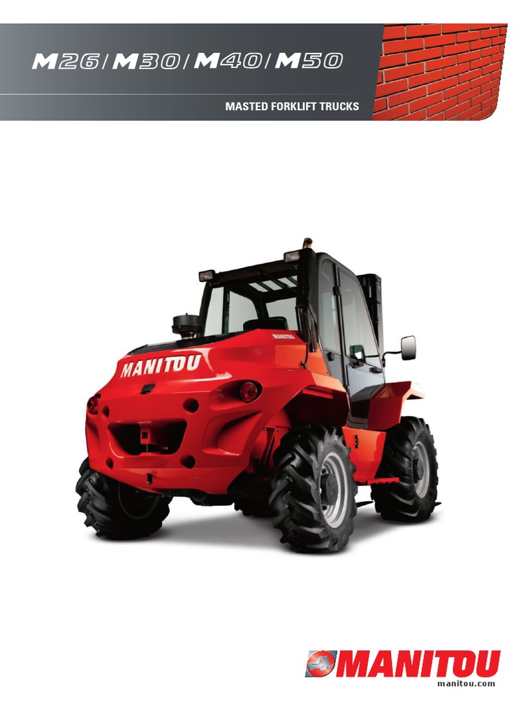 Manitou M 26 - M 30 - M 40 - M 50 (EN) | PDF | Transmission (Mechanics ...