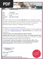 Offer of Employment Letter New Zealand | PDF