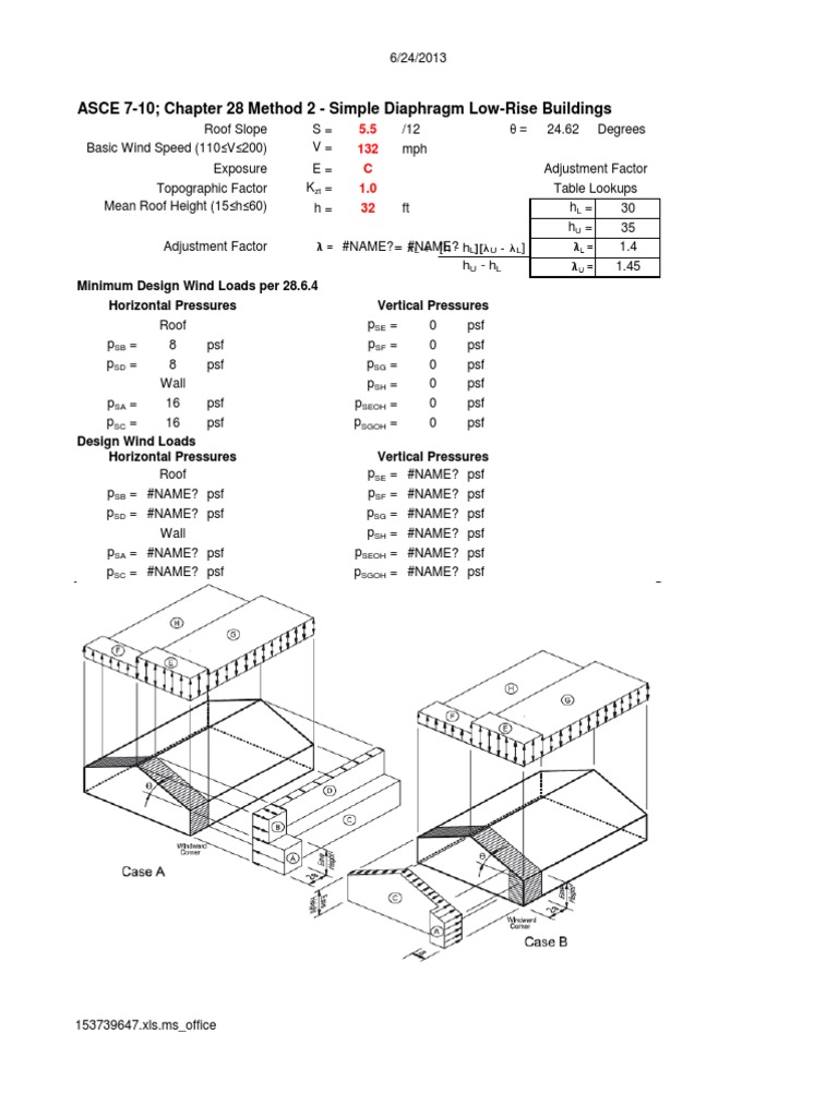 Asce 7-10 CH 28 Method 2 | PDF