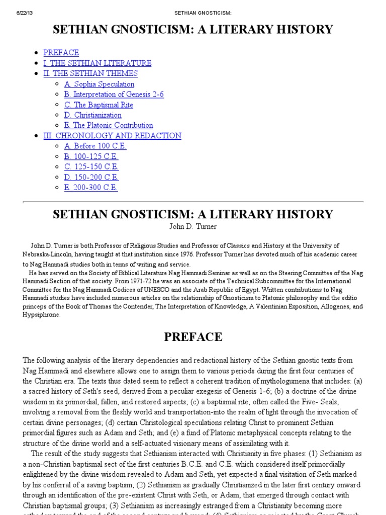 Sethian Gnosticism | Gnosticism | Sophia (Wisdom)