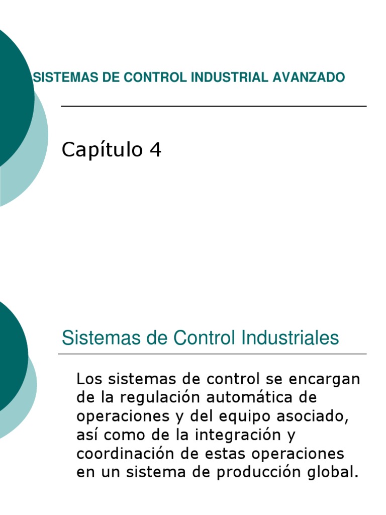 Sistemas de Control Avanzado | PDF | Sistema de control | Automatización