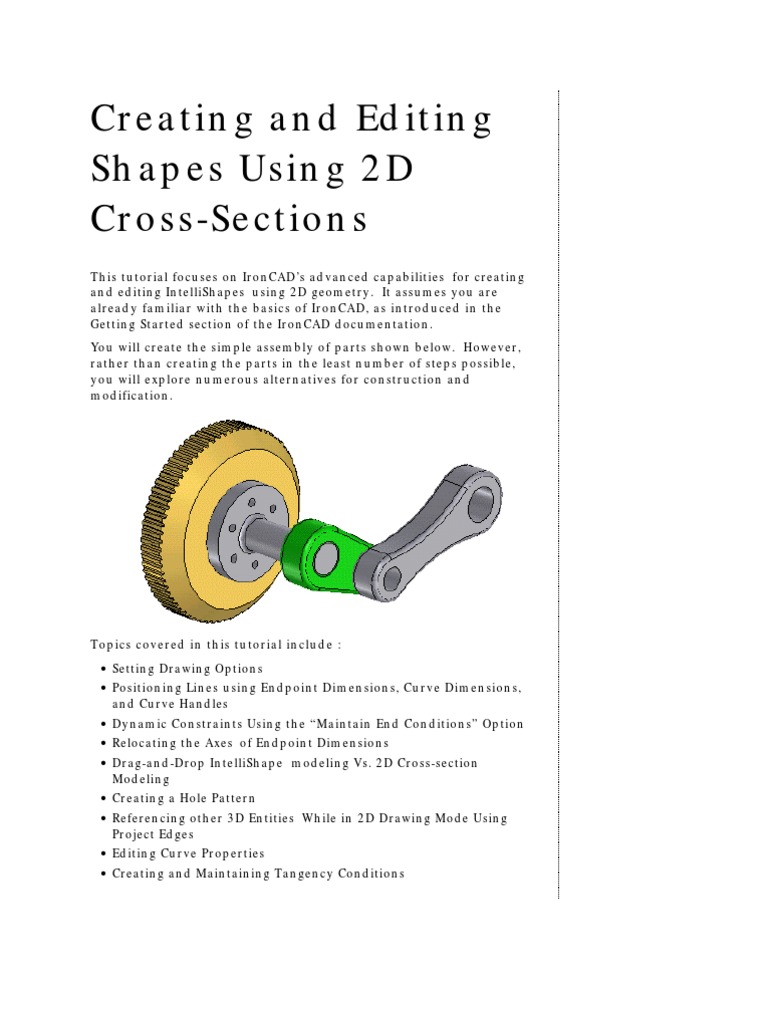 Using 2D Profiles For 3D | Download Free PDF | Angle | Line (Geometry)
