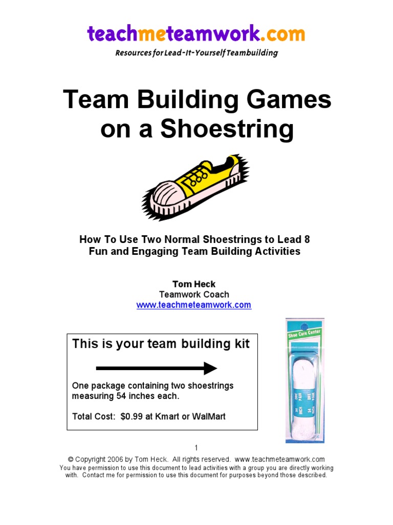 Team Building Games 613 | PDF | Team Building | Experiential Education