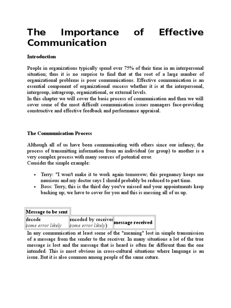 Effective Communication | Download Free PDF | Nonverbal Communication ...