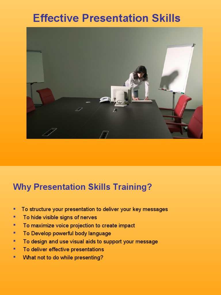 Presentation Skills | PDF | Body Language | Attention