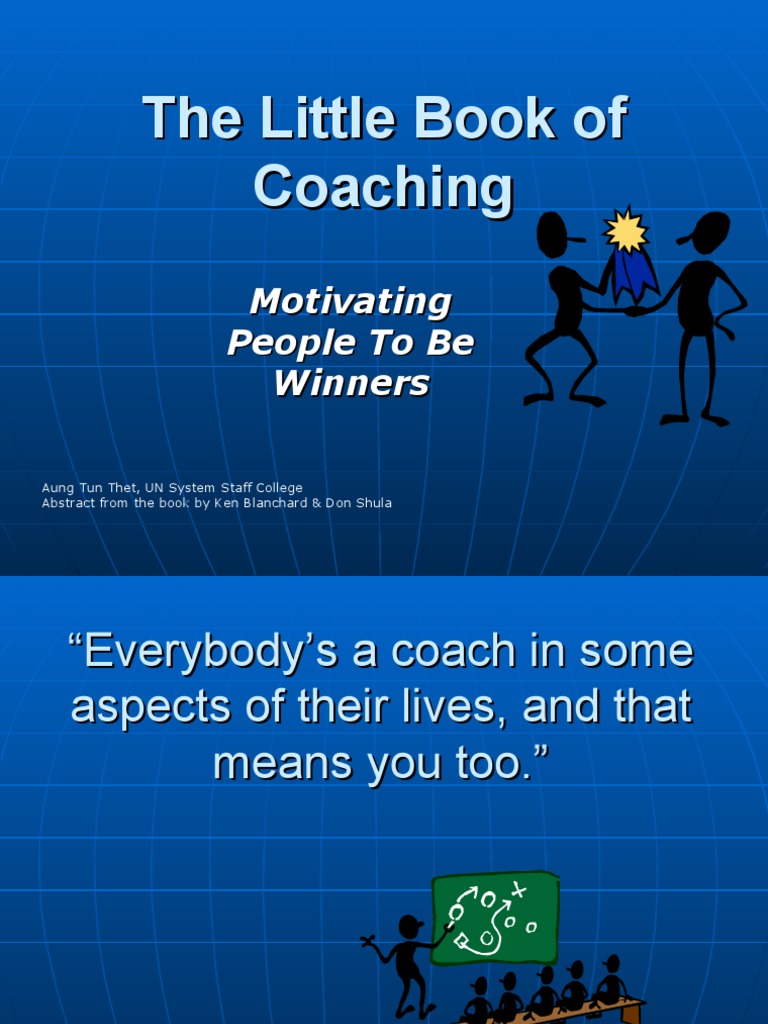 The Little Book of Coaching | PDF | Value (Ethics) | Humility
