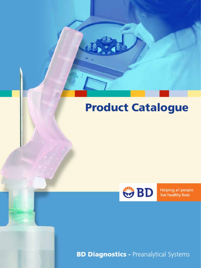 Product Catalogue: BD Diagnostics - Preanalytical Systems | Download ...