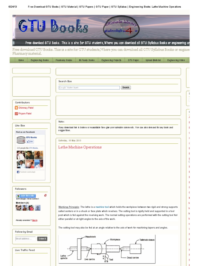 Free Download GTU Books. This Is A Site For GTU Students, Where You Can ...