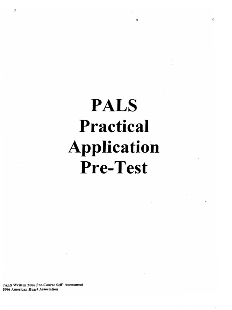 Pals Pretest Sheet | PDF