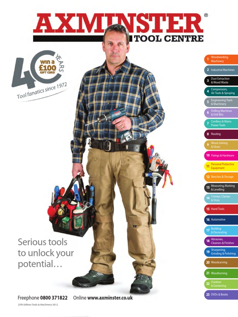 Axminster Catalogue 2012 | PDF | Industrial Processes | Tools
