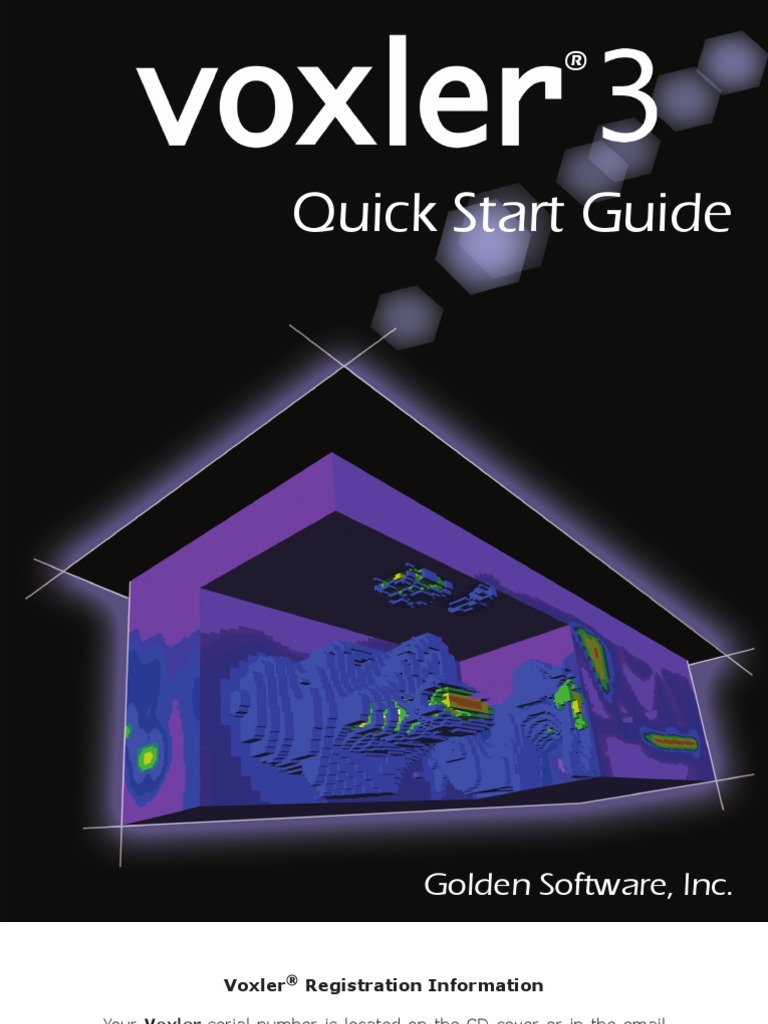Manual Voxler 3 | PDF | 3 D Computer Graphics | Menu (Computing)