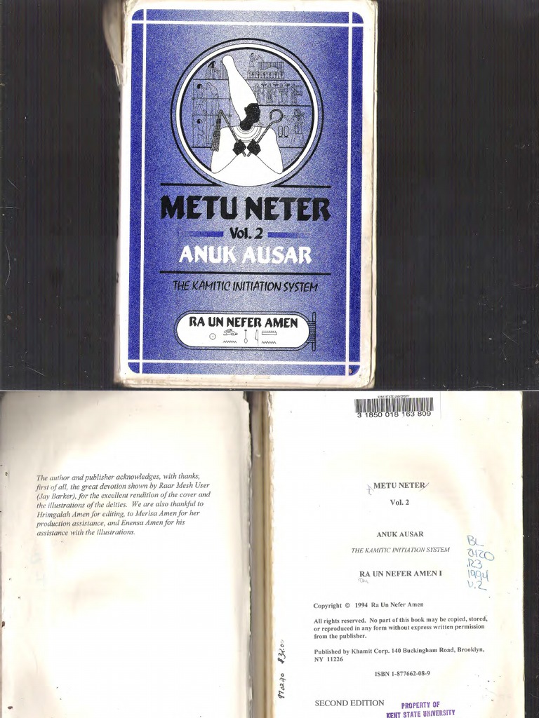 Metu Neter Volume 2 by Ra Un Amen Nefer SMALLER | PDF