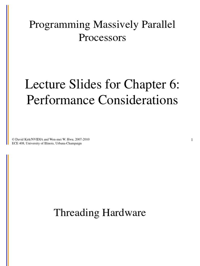 Slides Chapter 6 Pdf Parallel Computing Thread Computing