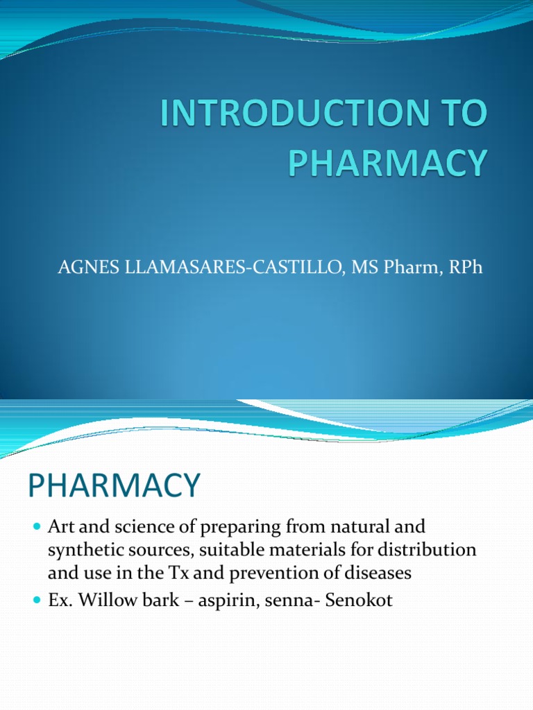 Introduction To Pharmacy | Pharmacy | Pharmacist