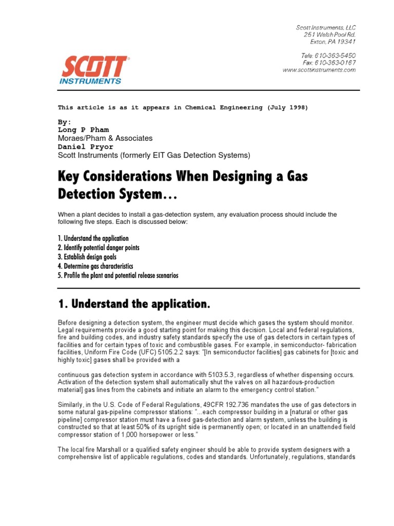 Gas Monitors | PDF