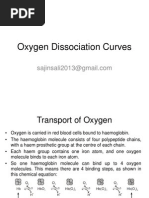 Oxygen Dissociation Curve | PDF | Hemoglobin | Blood