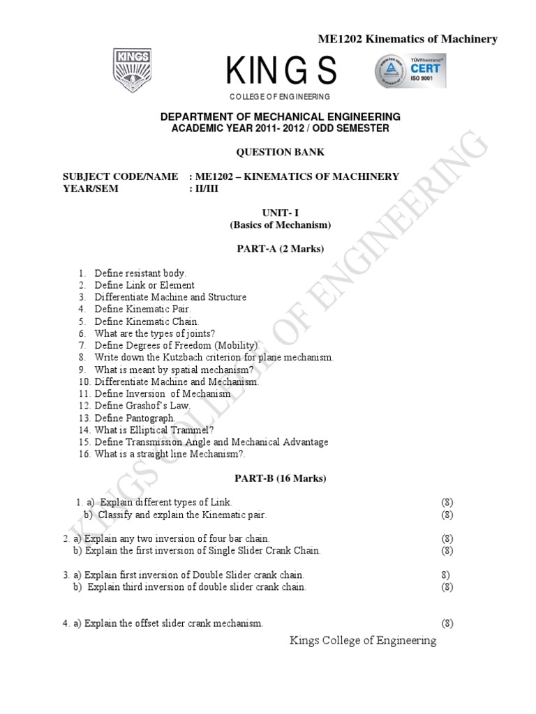 Kom Assignment Question | PDF