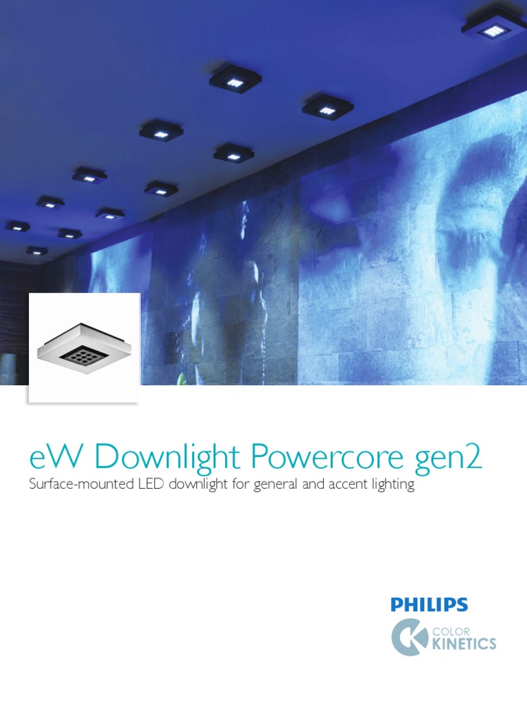Ew Downlight Powercore Gen2 ProductGuide | PDF | Lighting | Light ...