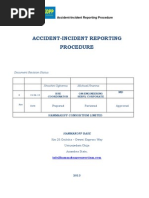 Incident Reporting and Investigation Procedure | PDF | Occupational ...