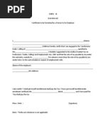 Emergency Admission Certificate PDF | PDF | Health Care