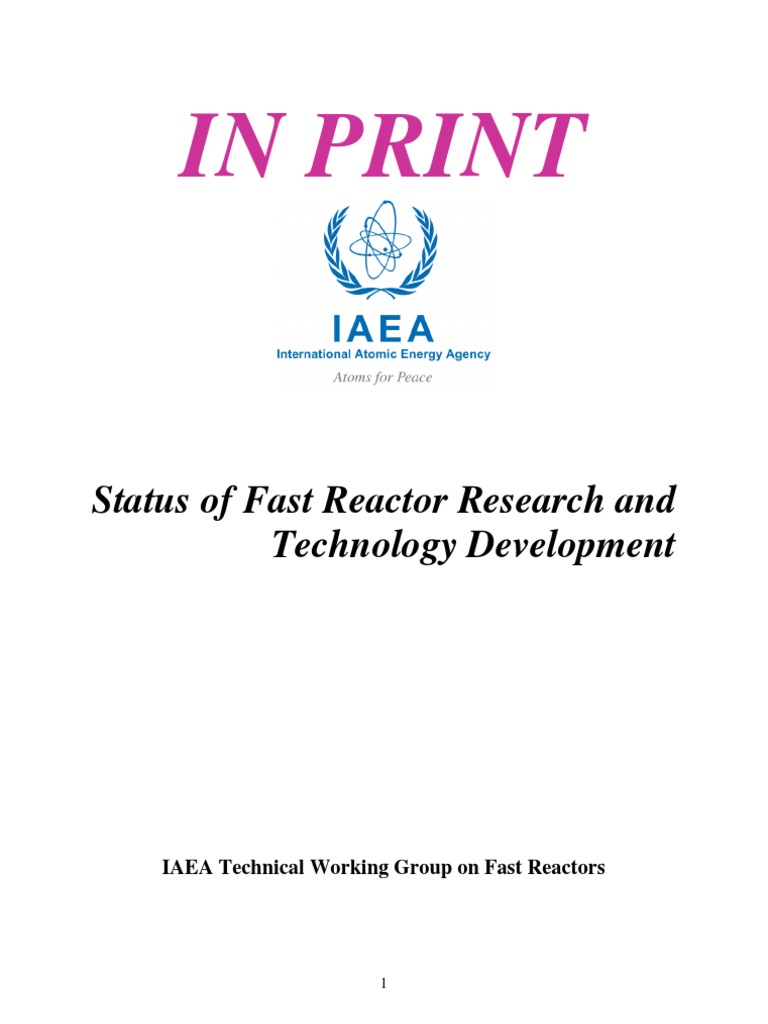 Status Report PDF | PDF | Nuclear Power | Nuclear Reactor