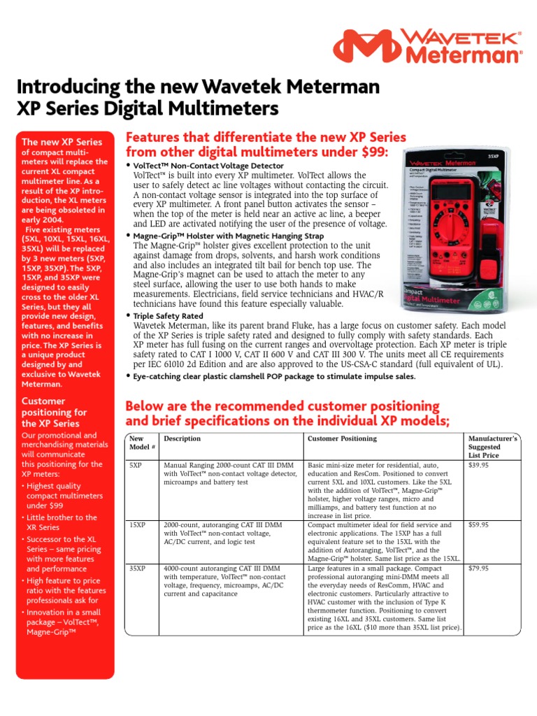 Meterman Model 15xp Download Free Pdf List Price Alternating Current