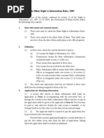 RTI Application Form-Proforma A (English) | PDF