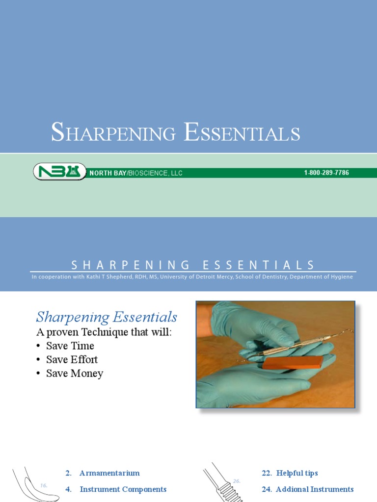 Sharpening Essentials Workbook | PDF | Blade | Wellness
