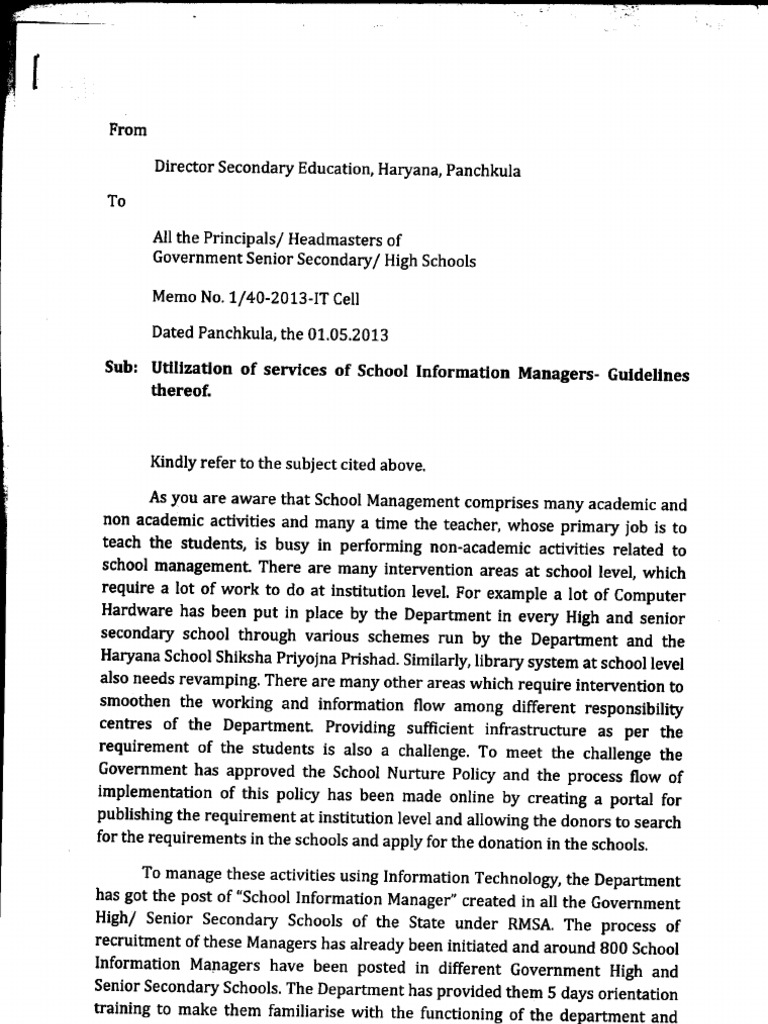 Letter To DEOs | PDF | Secondary School | Libraries