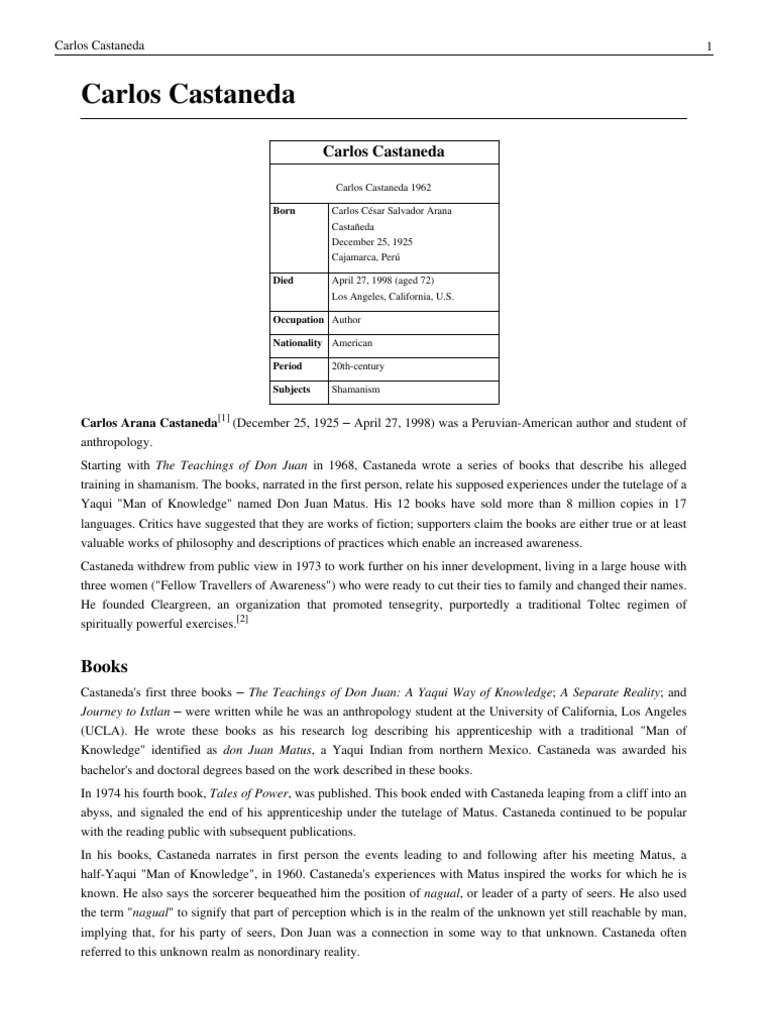 Carlos Castaneda | PDF