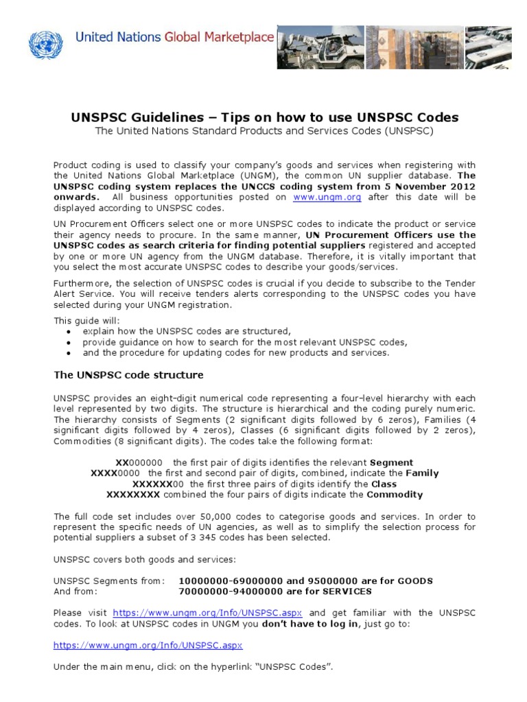 Unspsc Guide | PDF | Expert | Hierarchy