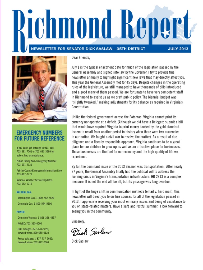 The Facts You Should Know: Legislative Highlights | PDF | United States ...