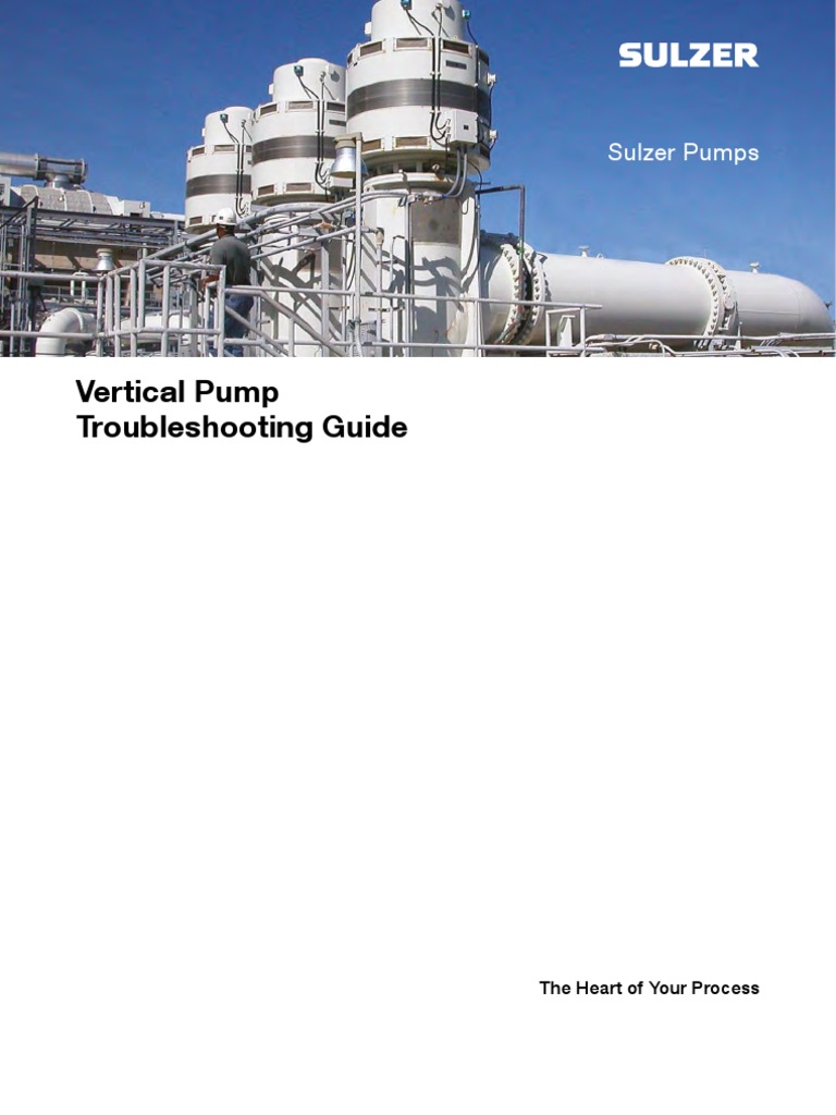 Sulzer Vertical Pump Troubleshooting | Pump | Bearing (Mechanical)