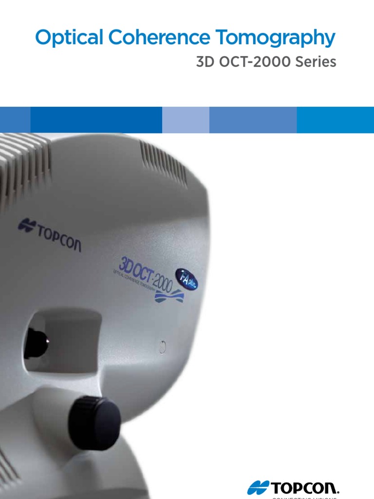 3D OCT 2000series en - Brochure | PDF | Eye | Ophthalmology