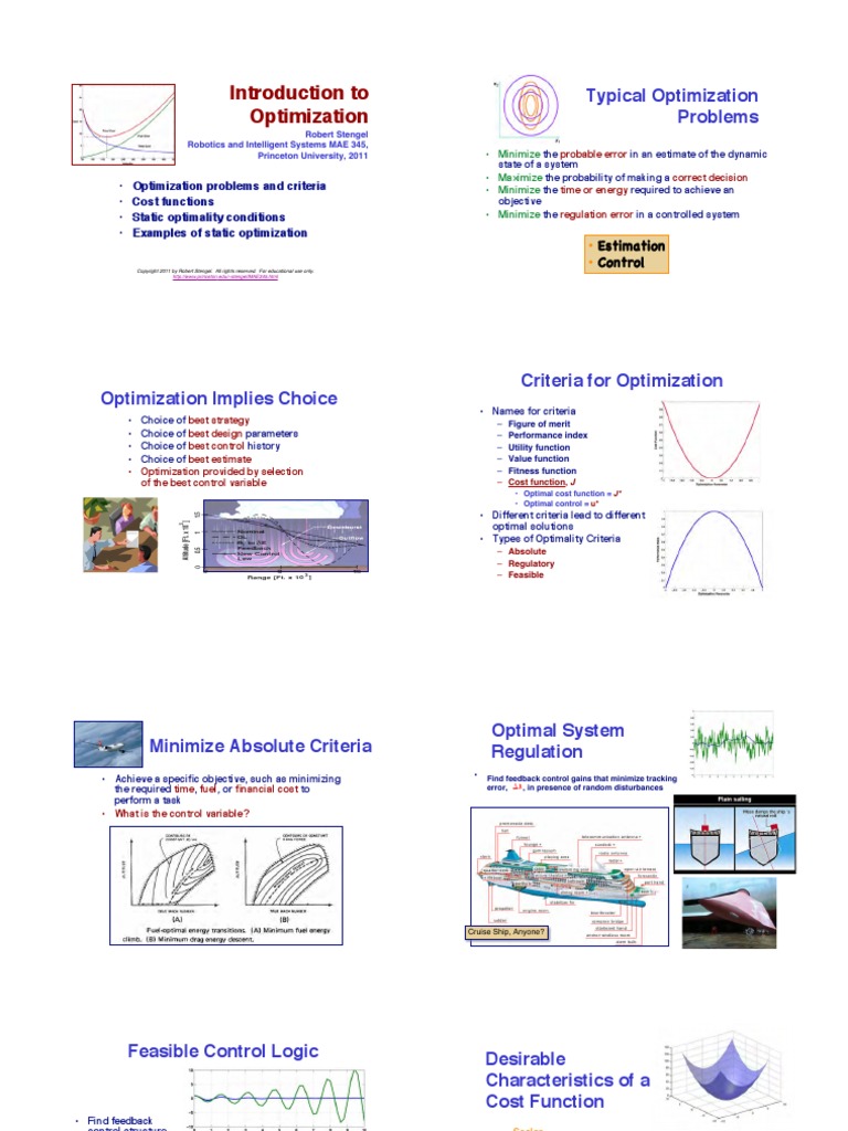 Introduction To Optimization | PDF | Maxima And Minima | Mathematical Optimization