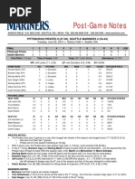 2026 Pirates Game Schedule March-April | PDF