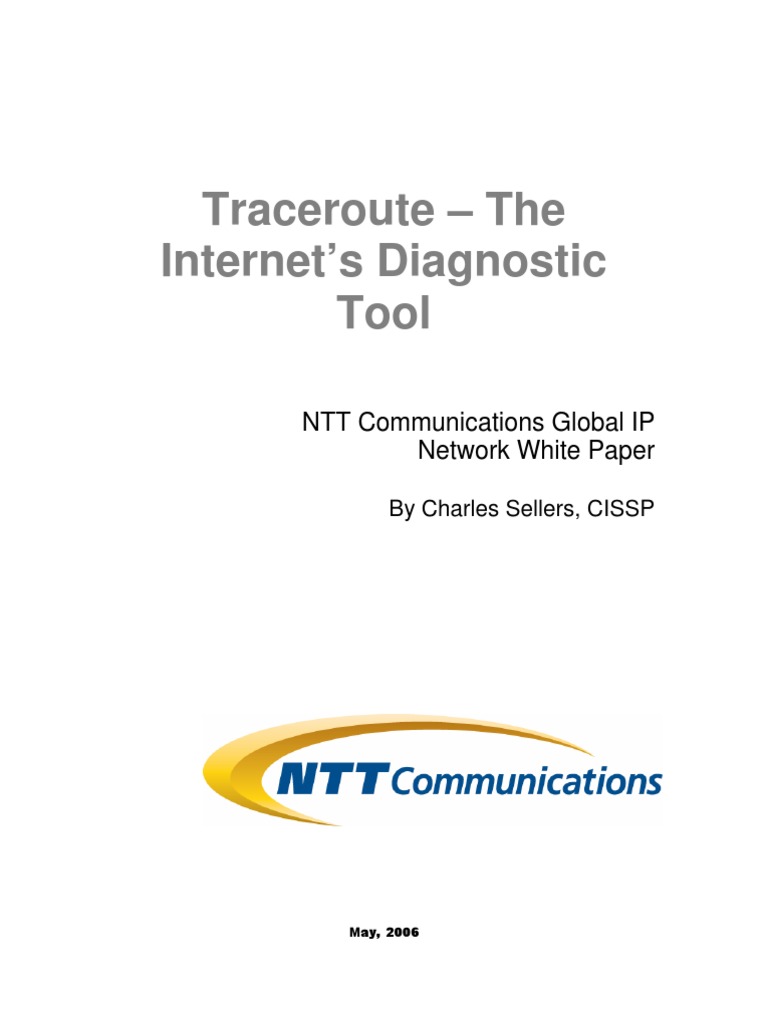 Traceroute - The Internet's Diagnostic Tool: NTT Communications Global ...