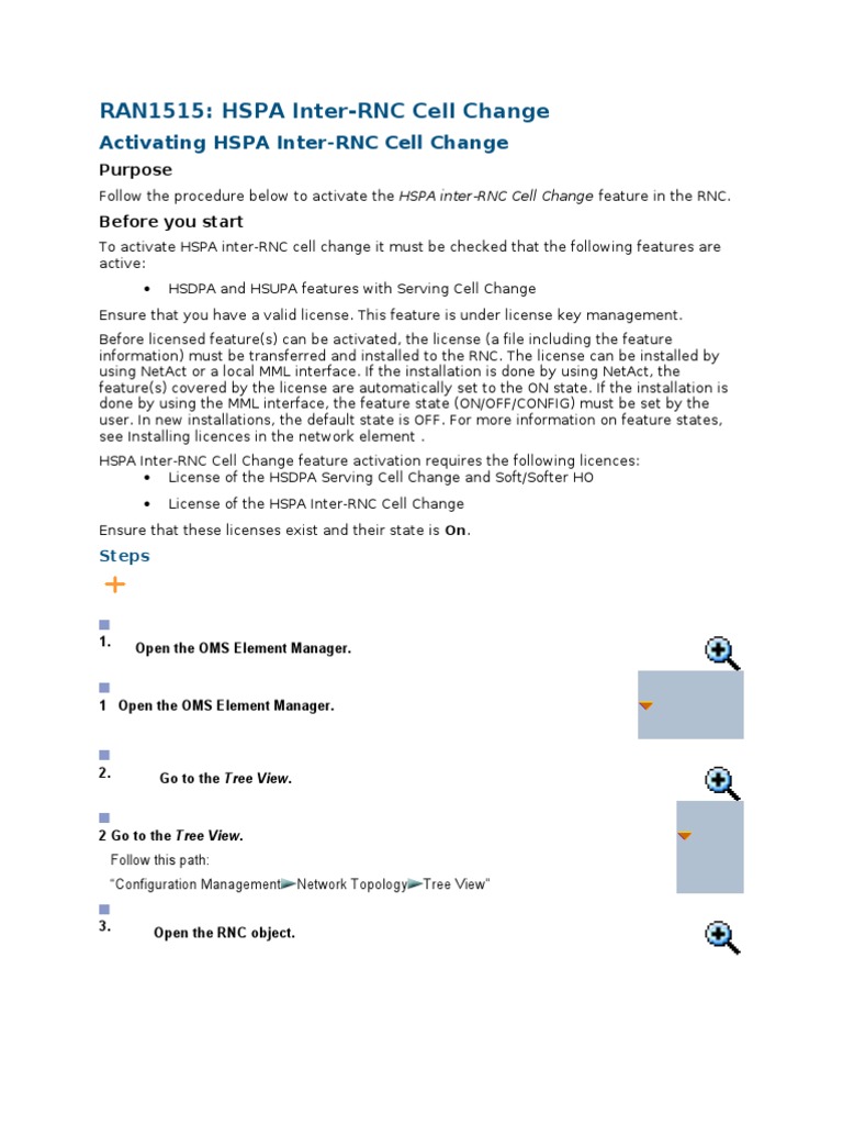 Hspa Inter RNC Mobility | PDF | High Speed Packet Access | Areas Of ...