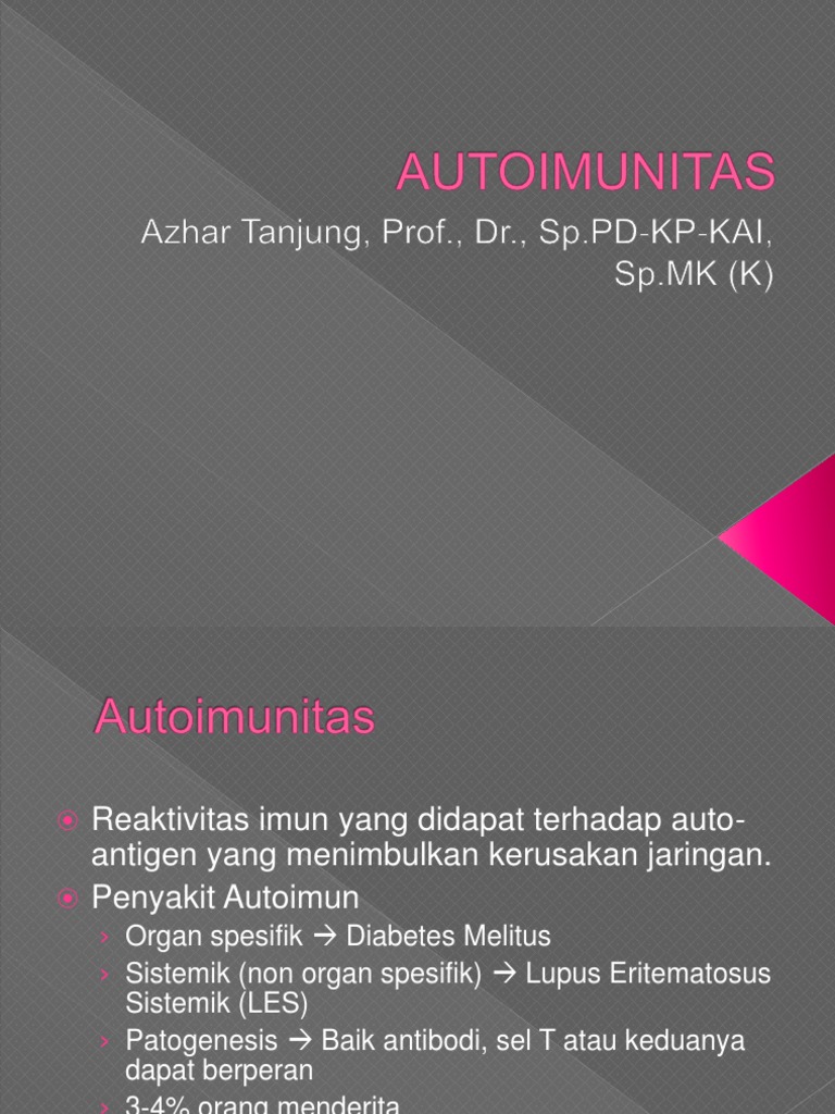 AUTOIMUNITAS | PDF