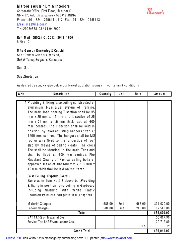 Quotation | PDF | Ceiling | Income Distribution