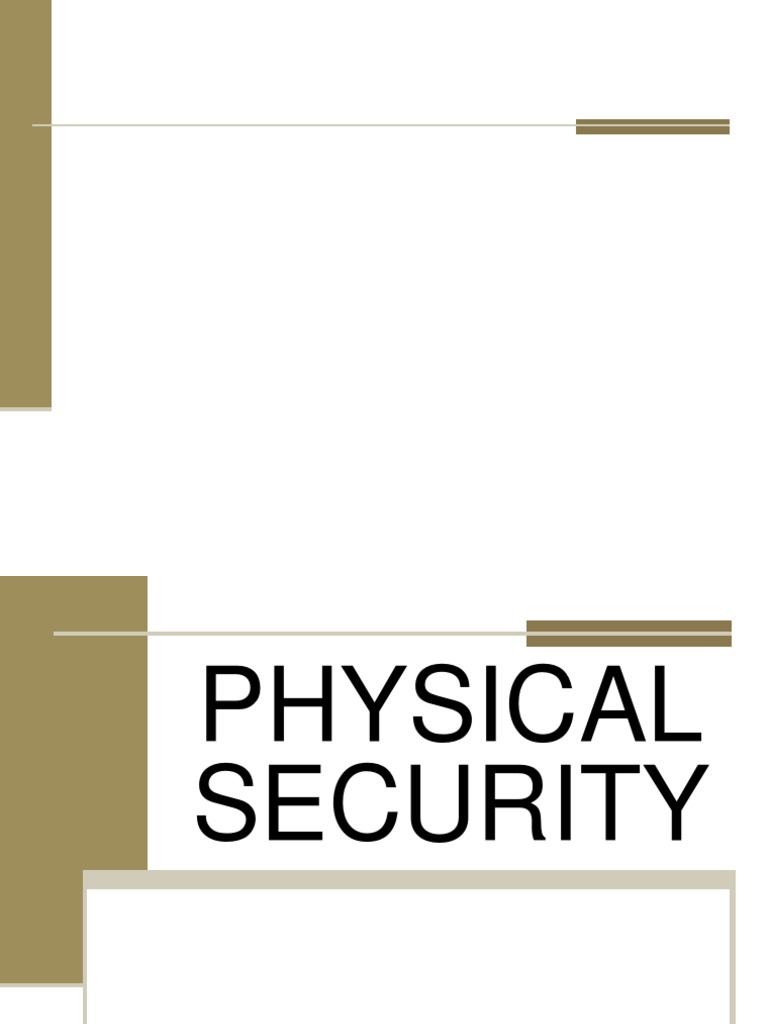 Physical Security | PDF | Physical Security | Security