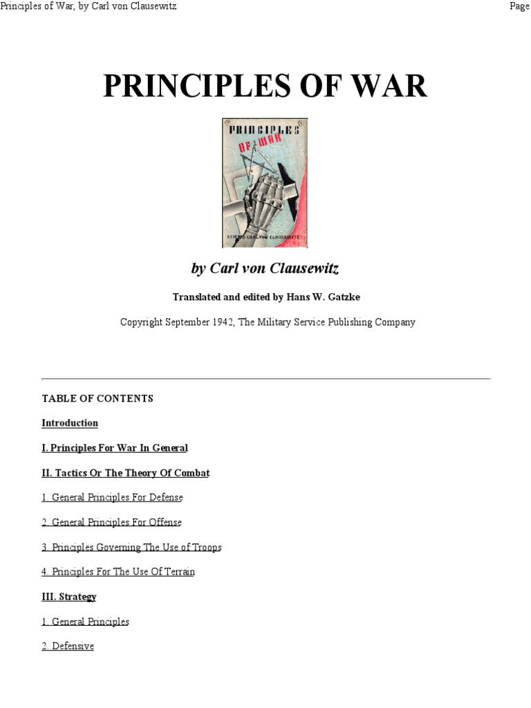 (Martial Arts) (Ebook PDF) - Principles of War | PDF | Flanking ...