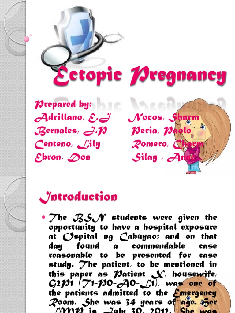 Ectopic Pregnancy 101 | PDF | Pregnancy | Medical Specialties
