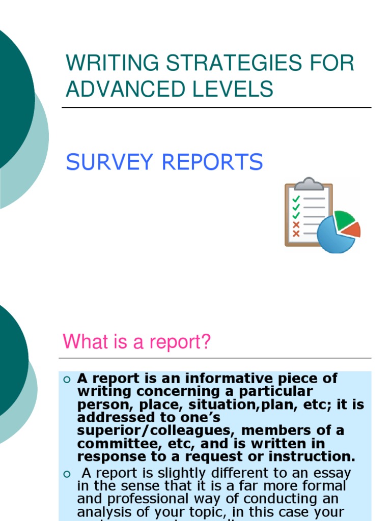 Survey Report | PDF | Survey Methodology | Educational Assessment
