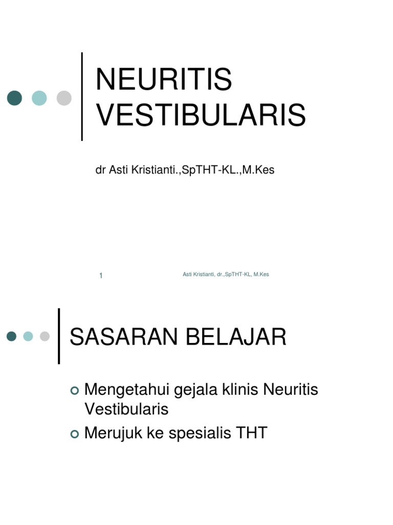 Vestibular Neuritis Pdf