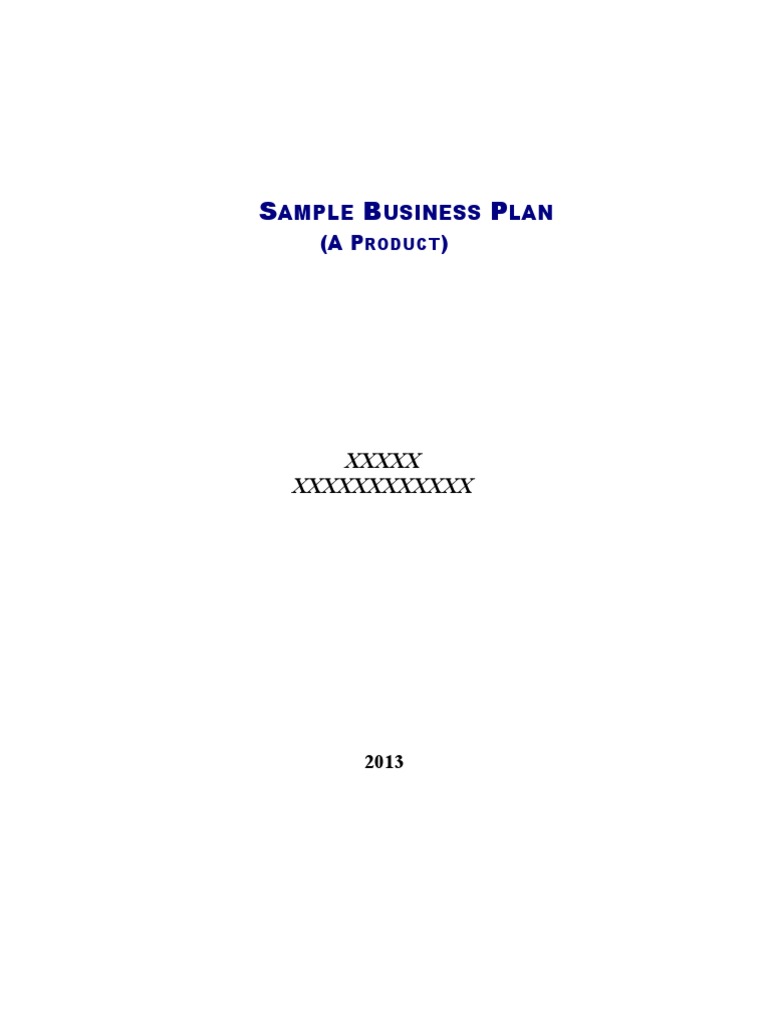 Sample Business Plan Overview | PDF | Balance Sheet | Inventory