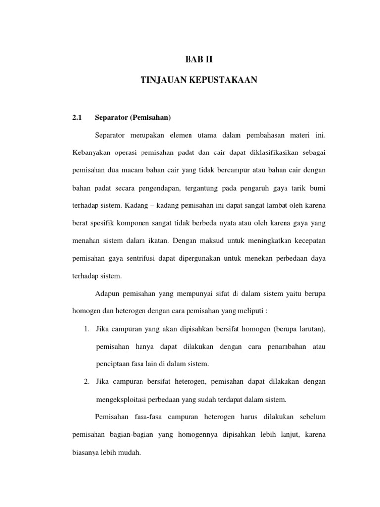Separasi | PDF