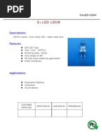 5mm LED Datasheet PDF | PDF | Light Emitting Diode | Electrical Equipment